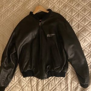 Ericsson | Jackets & Coats | Vintage James Bond Leather Jacket ...